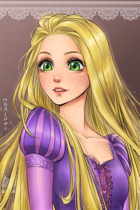 62559 Rapunzel Hd The Little Mermaid Red Hair Long Hair Disney
