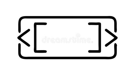 Code Brackets Icon For Programming Or Technical Concepts Vector Design Generative Ai Stock