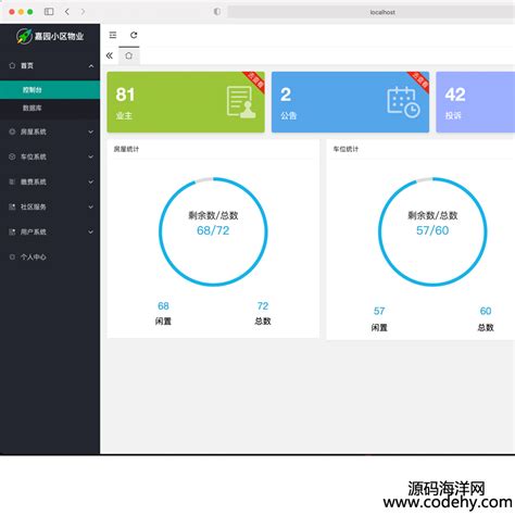 4136 Java小区物业管理系统源码 Springbootmysql 源码海洋网