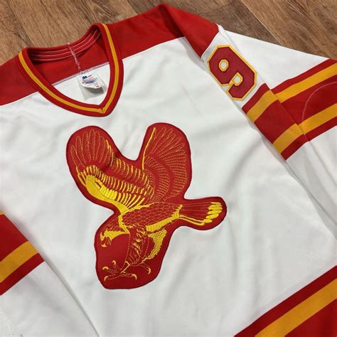 Vintage Salt Lake Golden Eagles Theo Fleury Jersey Team Issued