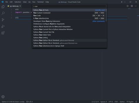 Cell Related Commands Not Showing In Command Palette · Issue 2092 · Microsoftvscode Jupyter