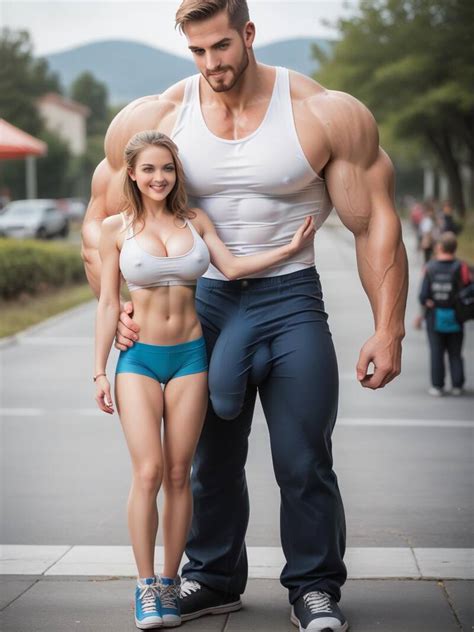 AI Generated Size Difference Couple