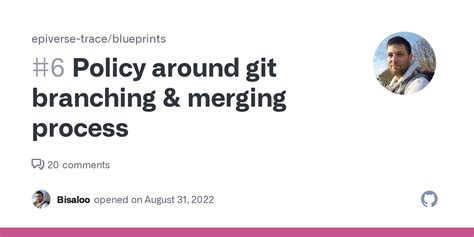 Policy Around Git Branching And Merging Process · Issue 6 · Epiverse