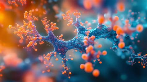 Exploring The Intricate Beauty Of A Neuro Map In Vivid Colors And