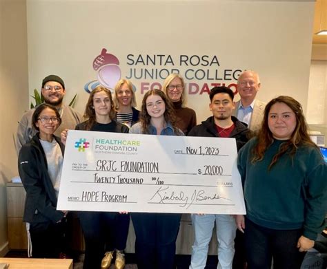 Hope Srjc Scholarships Healthcare Foundation Northern Sonoma County