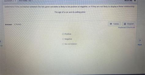 Solved Determine If The Correlation Between The Two Given Chegg