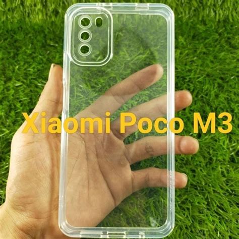 Jual Softcase Casing Xiaomi Poco M Silikon Bening Clear Transparan Pelindung Camera Shopee