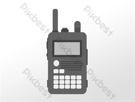 ภาพการ์ตูนตำรวจอุปกรณ์เครื่องส่งรับวิทยุ เทมเพลต แบบ Psd ดาวน์โหลดฟรี Pikbest