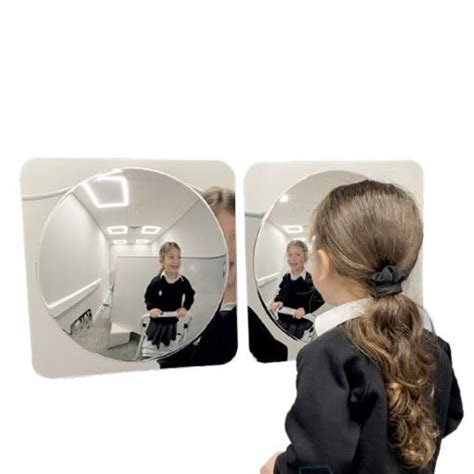 Large Bubble Convex Sensory Mirrors Set Of 2 Educational Equipment