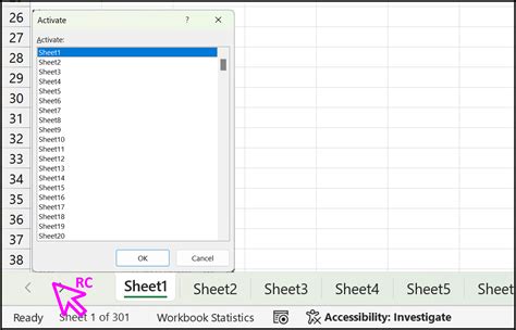 Ten Ways To Navigate Excel Sheets