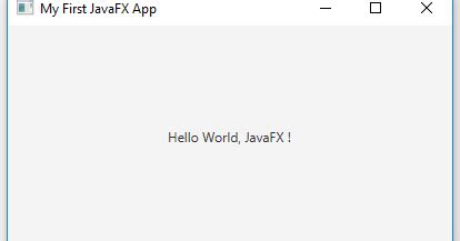 JavaFX Hello World Example Tutorial