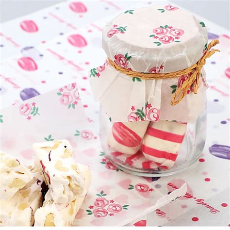 50 шт лот пищевая Вощеная Бумага класс смазка бумага пищевая