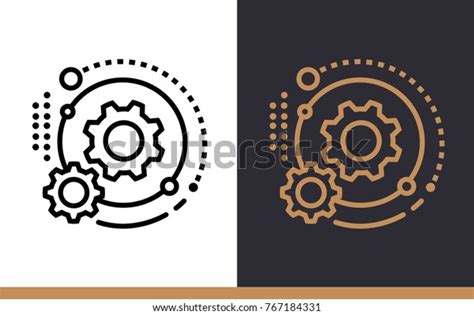 Linear Icon Workflow Automation Data Science Stock Illustration 767184331 Shutterstock