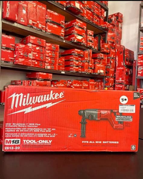 Sale Milwaukee M18 18v Lithium Ion Brushless Cordless 1 In Sds Plus D