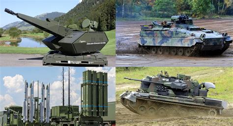 Germany Transfers Skynex Sams Marder A Bmps Ammunition For Gepard Iris T Sl Missiles And