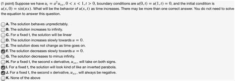 Solved point Suppose we have u aʼuxx