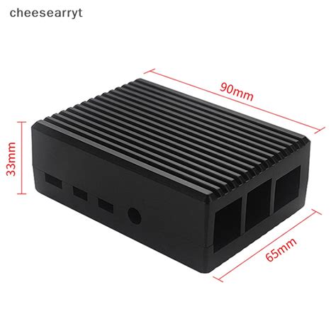เคสอลูมิเนียม Cnc พร้อมพัดลมฮีทซิงค์ สําหรับ Geeekpi Raspberry Pi 4 Pi 4b En Shopee Thailand