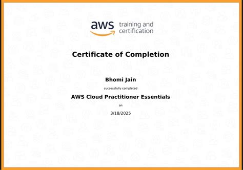 Proud To Share That Ive Successfully Completed The Aws Cloud