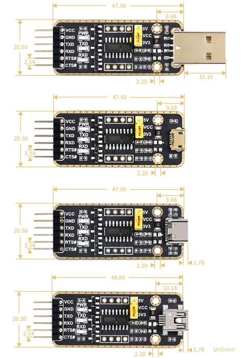 Original Usb To Uart Module Micro Mini Type A Or Type C Partscountry Dell Parts
