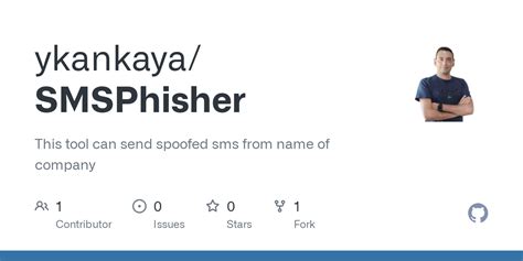 github ykankaya smsphisher this tool can send spoofed sms from name of company