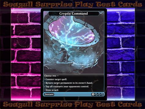 Cryptic Command Full Art Custom Etsy