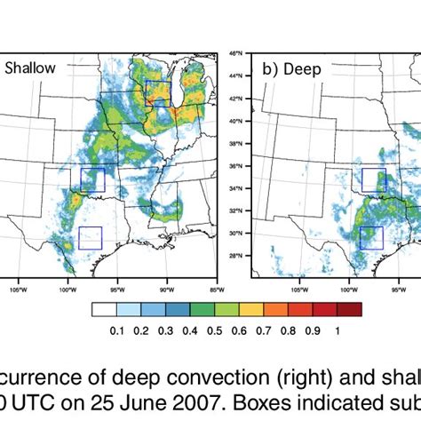 Frequency Of Occurrence Of Deep Convection Right And Shallow