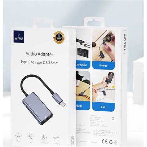 WIWU LT02 Pro Audio Adapter Type C To Dual Type C 3 5mm Cable Adapter ShopZ Reviews On