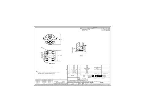 RTR Roller R T R 3 X 3 0 Assy 1 2 Bore Saginaw Products