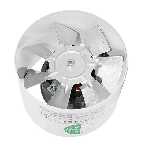 조용한 4 인치 인라인 덕트 부스터 팬 공기 흡입 송풍기 환기 배기 환기 25w 실버marine Hardware Aliexpress