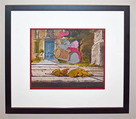 Original Walt Disney Production Cel From The Aristocats Featuring Roquefort 1970