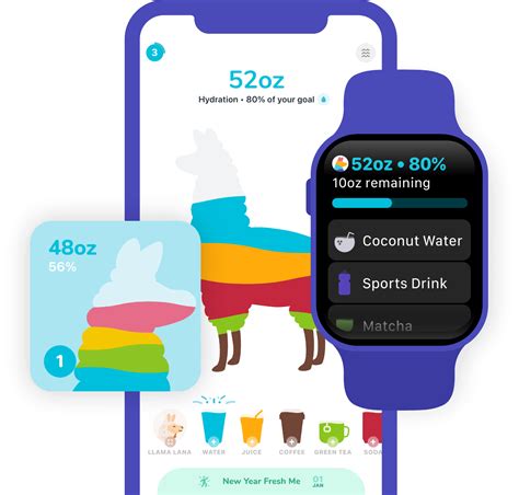 Waterllama Water Tracker App And Drink Water Reminder