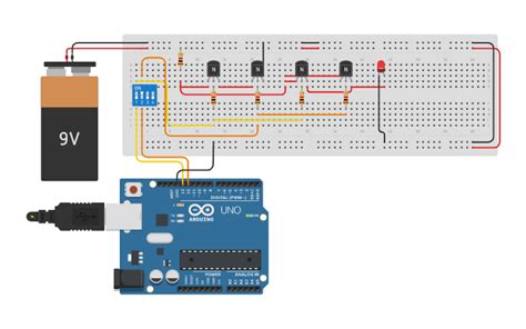 Circuit Design Xor Gate Tinkercad