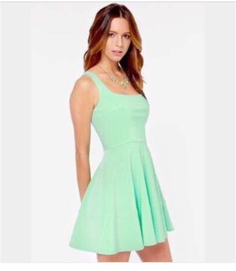 Green Casual Dress Mint Green Dress Mint Dress Green Dress