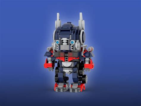 Lego Moc Optimus Prime Brickheadz Lego Moc Transformers By Eugenio