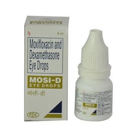 Mosi D Moxifloxacin Dexamethasone Eye Drop At Bottle Moxifloxacin Solution In Nagpur