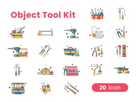 Object Tool Kit 35600489 Vector Art At Vecteezy