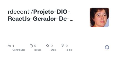 Github Rdecontiprojeto Dio Reactjs Gerador De Frases