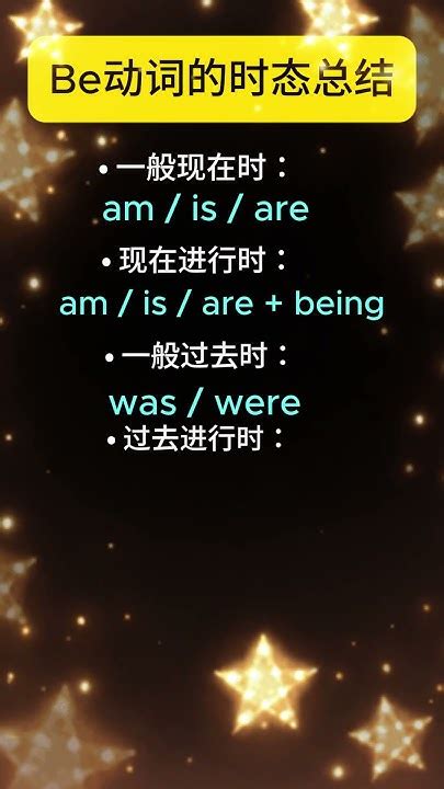 Be 动词时态总结 英语入门单词 英文时态 初级英文 Be动词 零基础学英语 Youtube