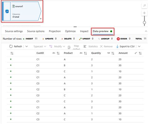 Data Flow Alter Row Transformation Mainri
