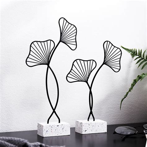 Nordic Home Decor Metal Maple Leaf Model Abstract Grandado