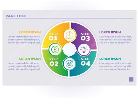 業務步驟流程可視化信息圖表ppt模板 向量模板下載，設計範本素材在線下載