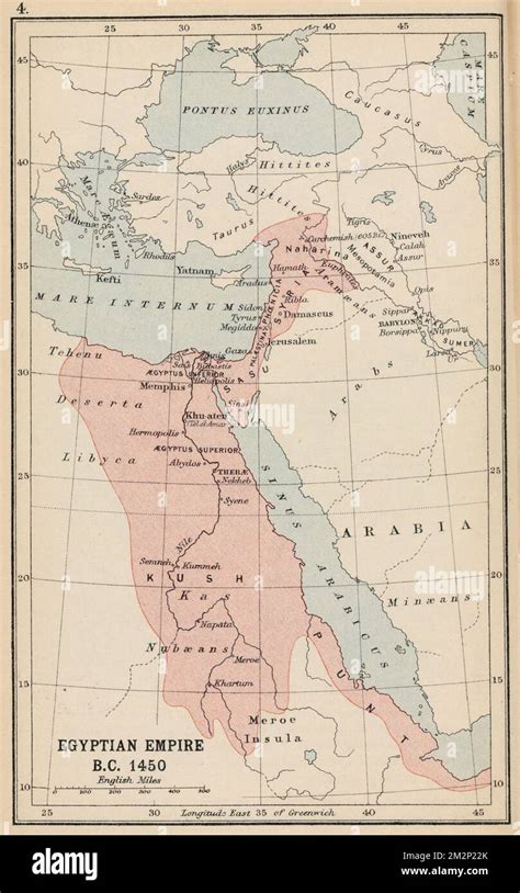 Egyptian Empire Bc 1450 Egypt History 1250 1517 Maps Norman B