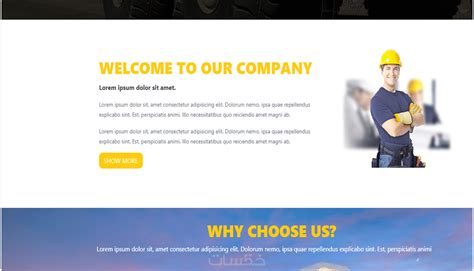 تصميم صفحات ويب احترافية باستخدام html css وbootstrap خمسات