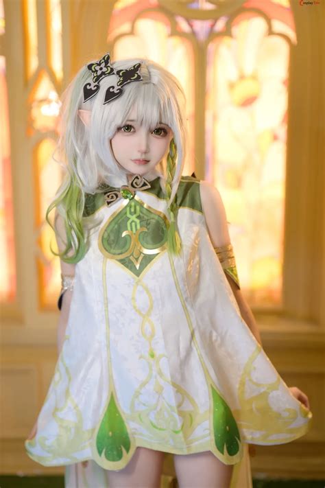 莱可raika Raikajiang Cosplay Nahida Genshin Impact 69 Photos