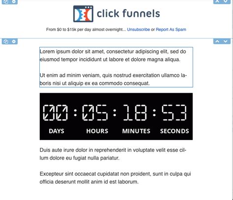 How To Add An Email Countdown Timer To An Actionetics Action Funnel
