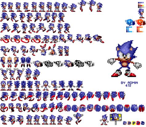 Sonic Customs Sprite Sheet 2 Sonic Cd Sheet By Admin472 On Deviantart