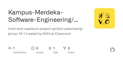 Github Kampus Merdeka Software Engineeringfront End Capstone Project