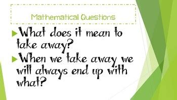 Subtraction Powerpoint By Junebug Learning Kits TpT