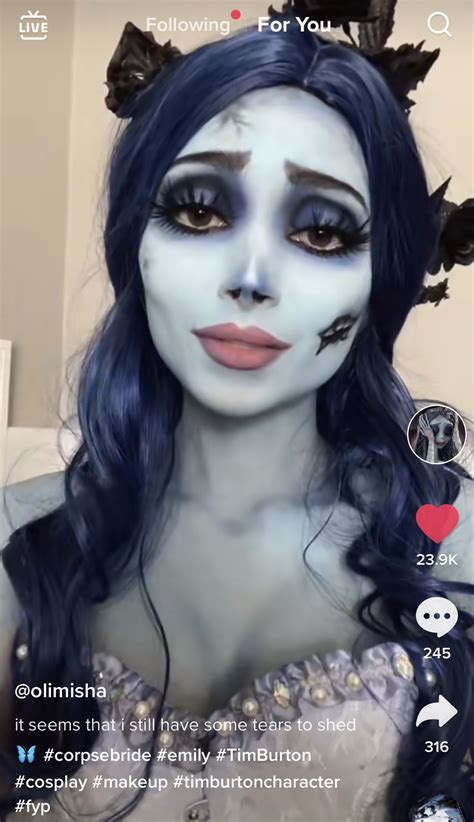Corpse Bride Makeup