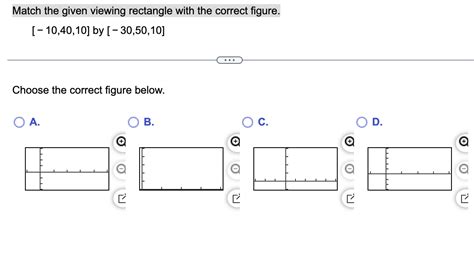 Solved Match The Given Viewing Rectangle With The Correct